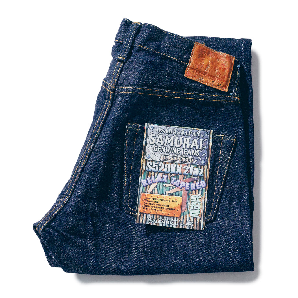 S520XX21oz 21oz Relax Tapered | SAMURAI JEANS ONLINE STORE