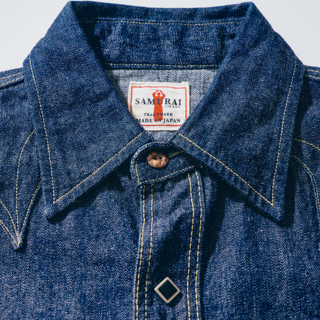 SWD-L01 Denim Western Shirt | SAMURAI JEANS ONLINE STORE